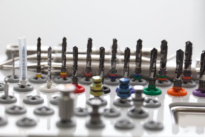 Tools for Dental Prosthetist Drill Box Set Stock Image - Image of ...