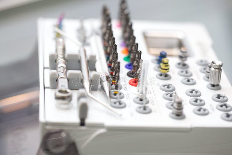 Tools for Dental Prosthetist Drill Box Set Stock Image - Image of ...