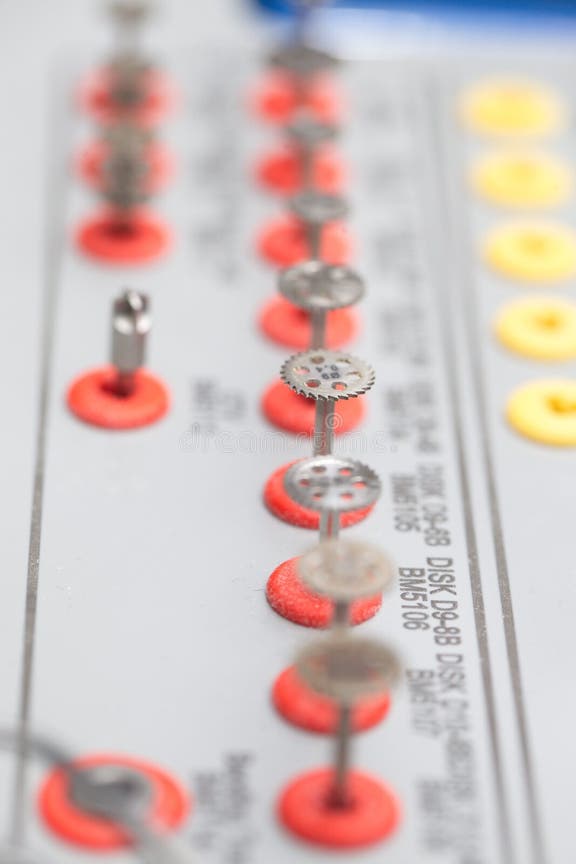 Tools for Dental Prosthetist Drill Box Set Stock Photo - Image of ...