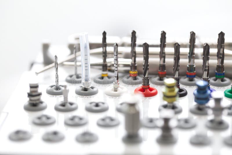 Tools for Dental Prosthetist Drill Box Set Stock Image - Image of ...