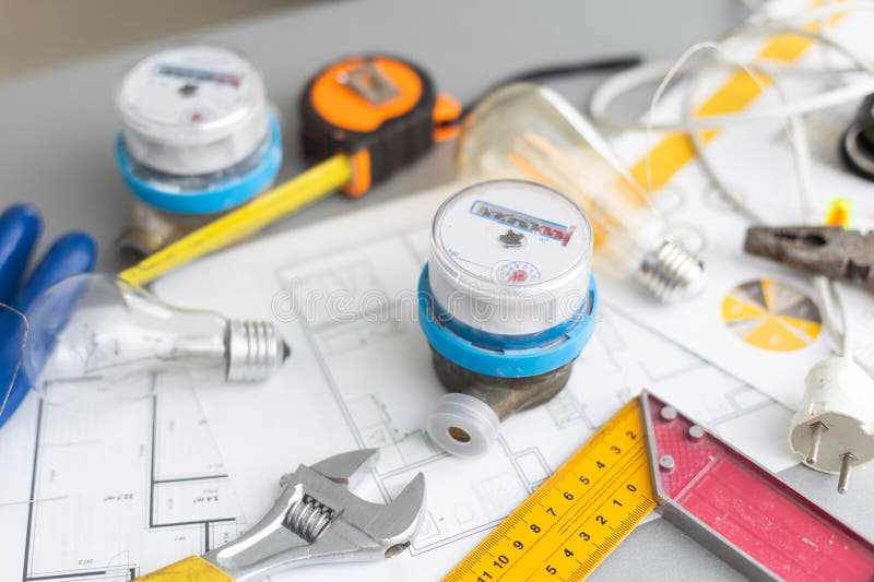 Tools and Design Plan, Sketchy Stock Photo - Image of paper, tool ...