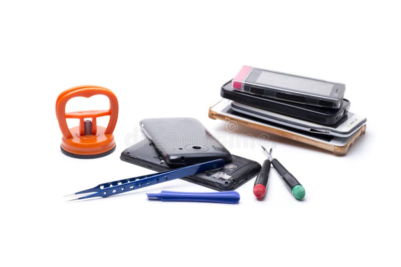 Tools for Disassembling and Repairing Stock Image - Image of parts ...