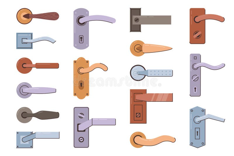 Tools for Door, Home and Interior Design Elements Stock Vector ...