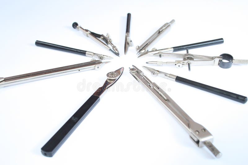 Tools for drawing stock photo. Image of drafting, color - 12257304