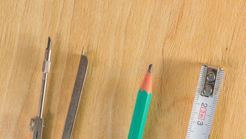 Tools for Drawing and Measuring Stock Photo - Image of engineer ...
