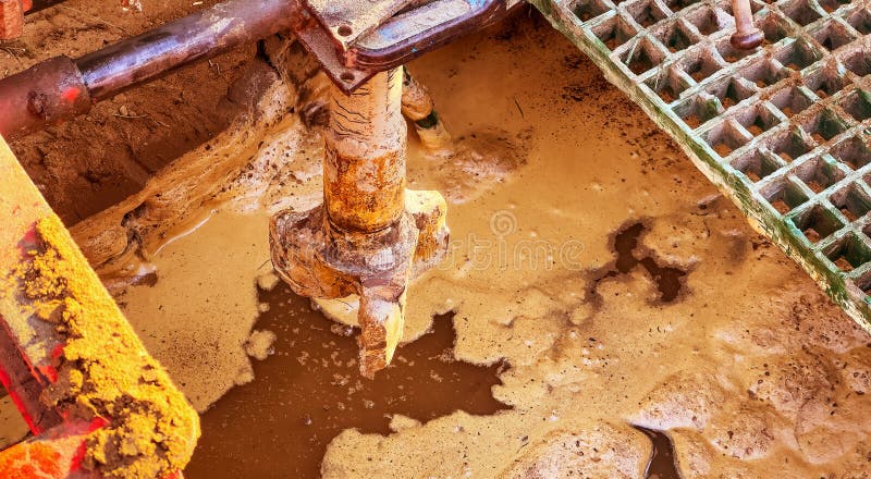 Tools for Drilling a Well Under Water. Installing the System for ...