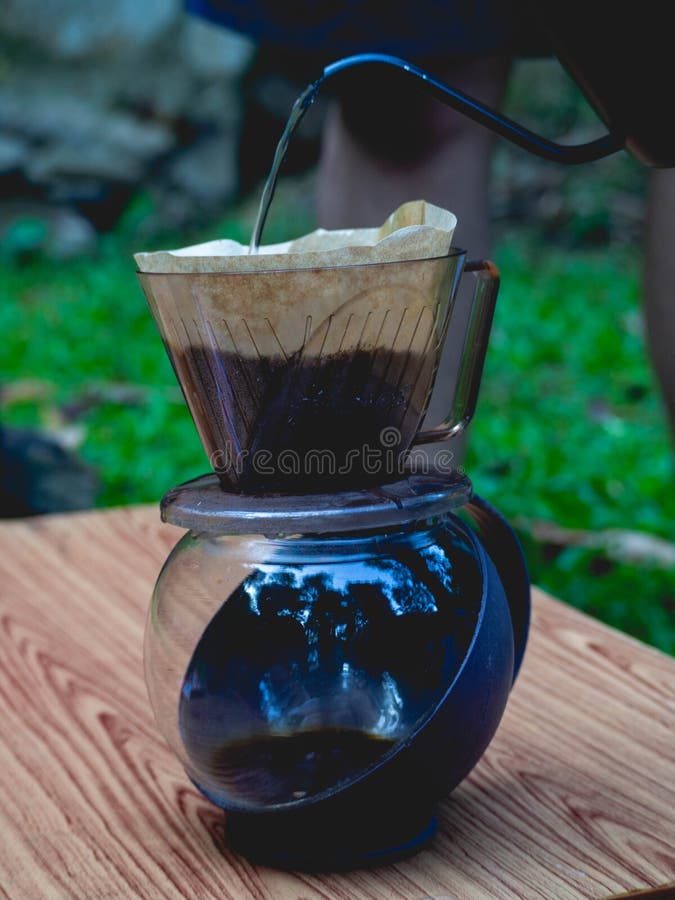 Tools for Dripping Coffee and Dripping Coffee Stock Image - Image of ...