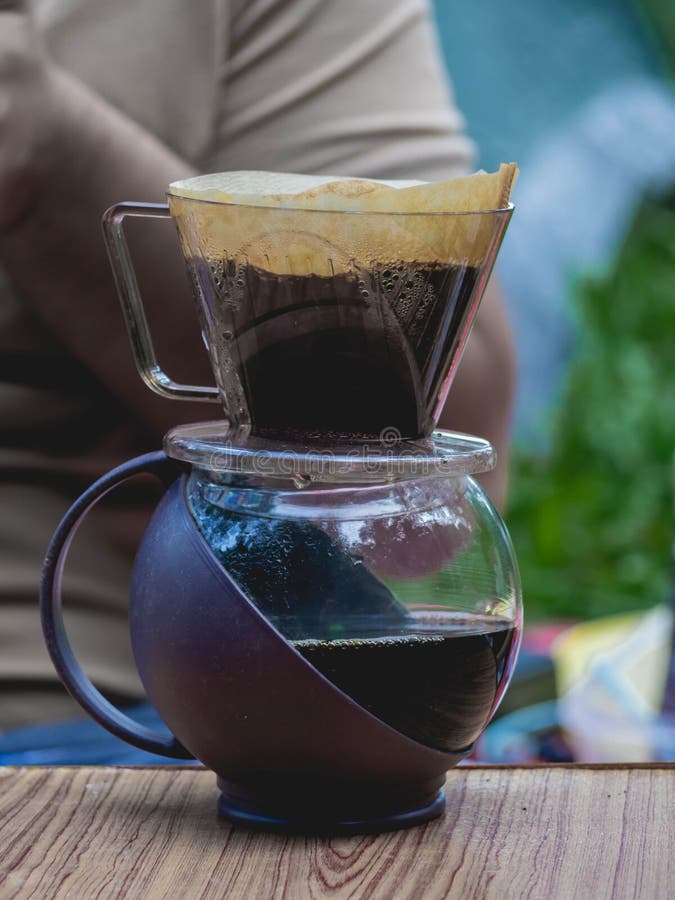 Tools for Dripping Coffee and Dripping Coffee Stock Image - Image of ...