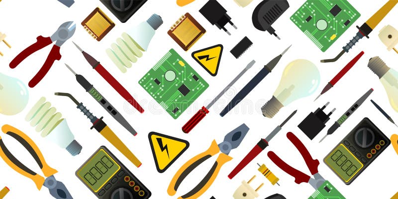 Tools for Electrician. Repair of Radio Electronic and Microprocessor ...