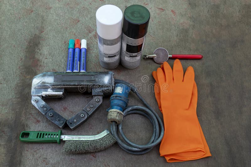 Non-destructive Testing of Welds: X-ray Method Stock Photo - Image of ...