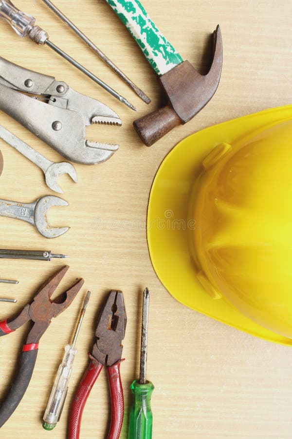Tools and Equipment for Repair and Construction Stock Image - Image of ...