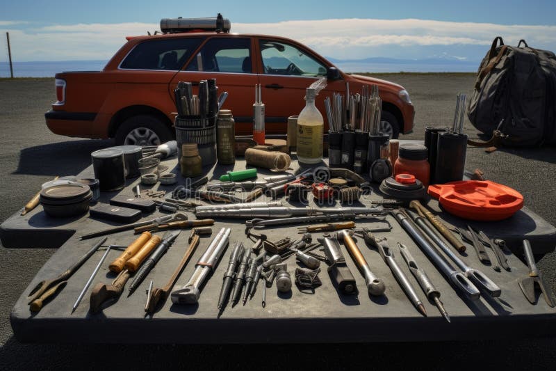 Tools and Equipment Used for Reusable Rocket Maintenance Stock ...