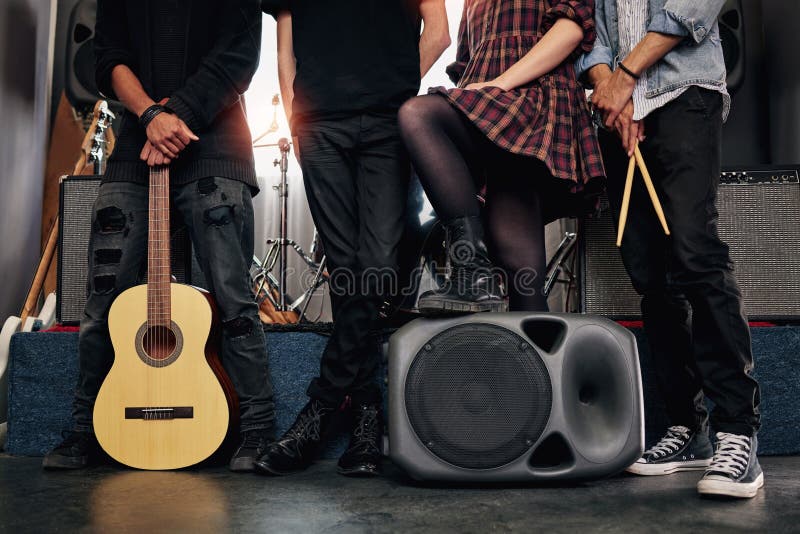 The Tools of Every Band. Cropped Shot of an Unrecognizable Band ...