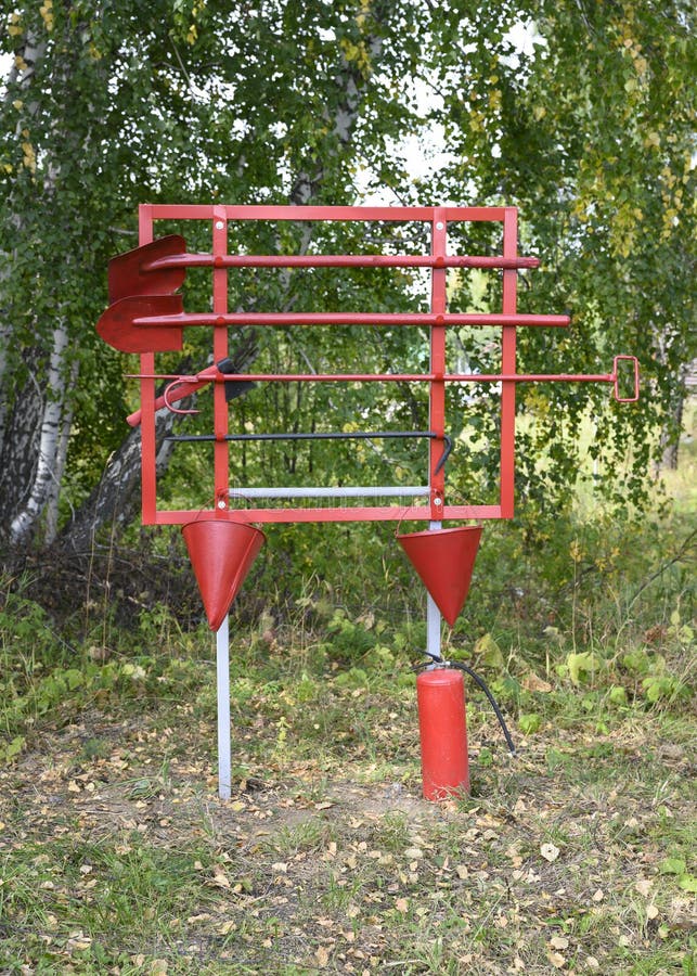 Tools for Extinguishing a Fire in a Summer Forest: a Fire Extinguisher ...