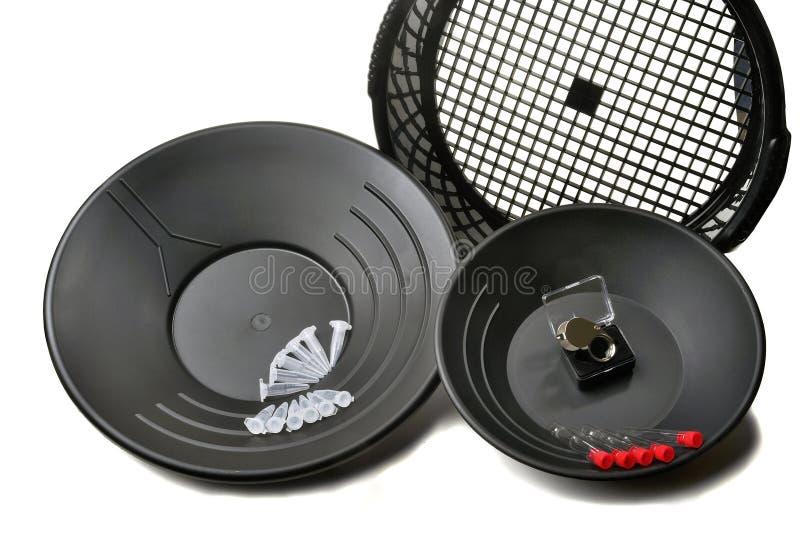 The tools for finding gold stock image. Image of golden - 146390147