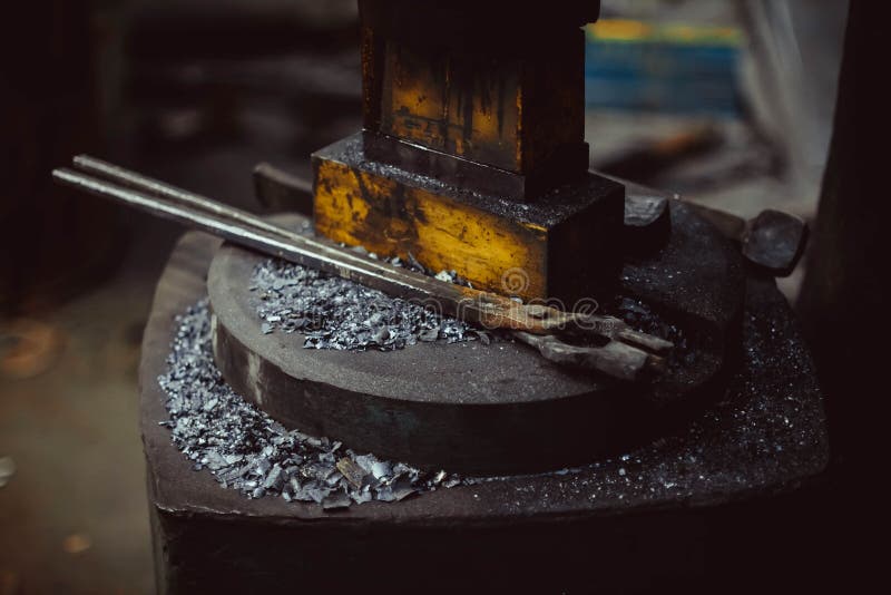 Tools in the forge stock image. Image of blacksmith, heat - 91895849