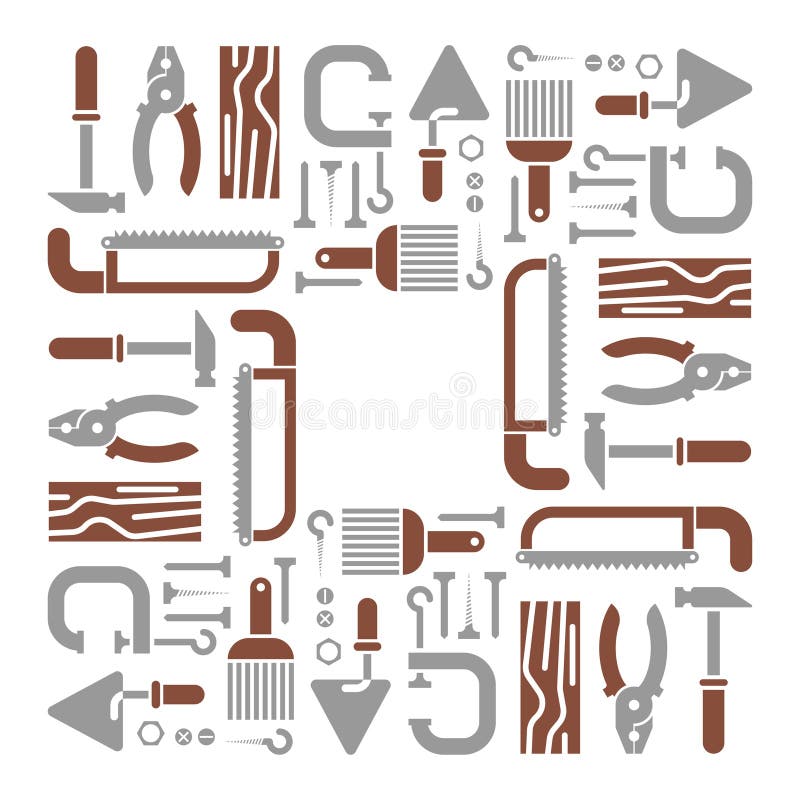 Carpentry Tools Border Stock Illustrations – 189 Carpentry Tools Border ...