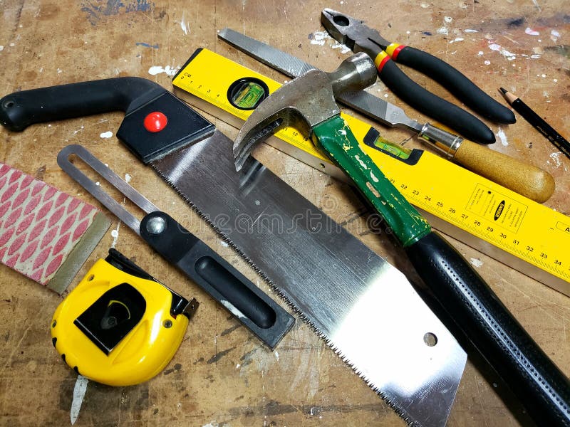 Tools stock image. Image of tapemeasure, handyman, work - 122153765