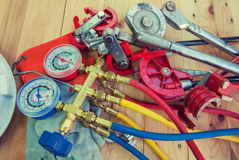 Tools for HVAC stock photo. Image of install, tool, auto - 102940944
