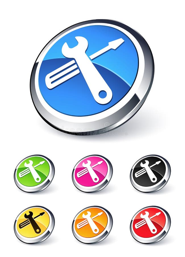 Tools icon stock vector. Illustration of collection, sign - 11957386