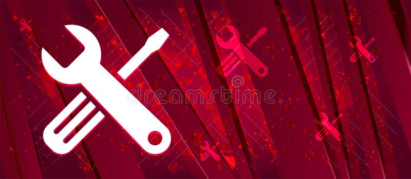 Red Background Repair Icon Tools Stock Illustrations – 1,628 Red ...