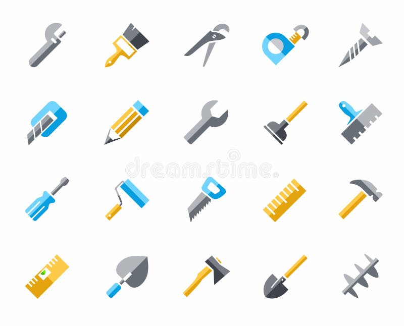 Coloured Tools Stock Illustrations – 301 Coloured Tools Stock ...