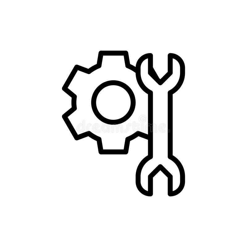 Tools Icon, Maintenance Icon Vector Illustration Stock Vector ...