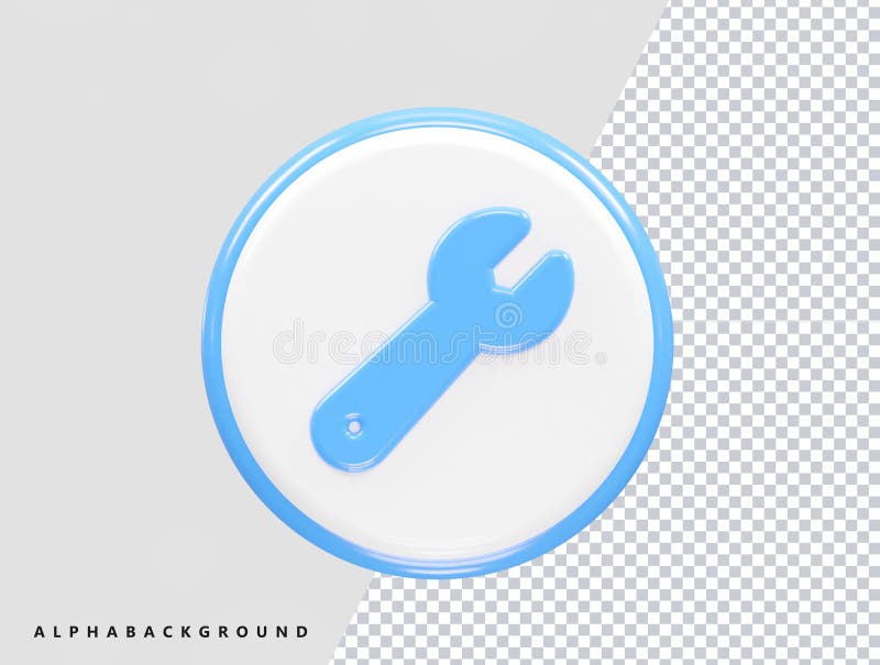 Tools Icon Vector Illustration Element 3d Rendering Transparent Eps ...