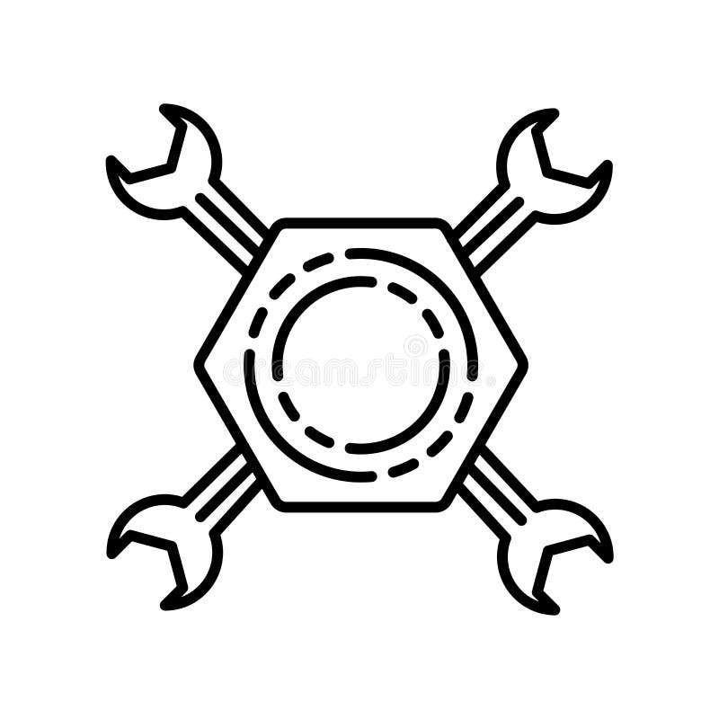 Tools Icon Vector Sign and Symbol Isolated on White Background, Tools ...