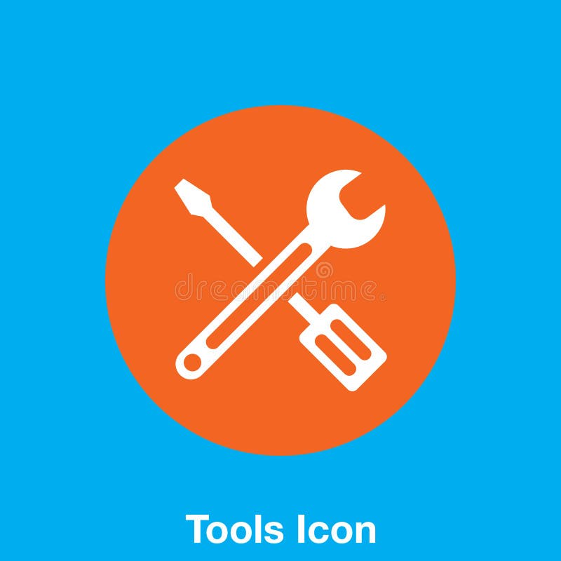 Tools Icon Vector, Solid Illustration, Pictogram Colored. Stock Vector ...