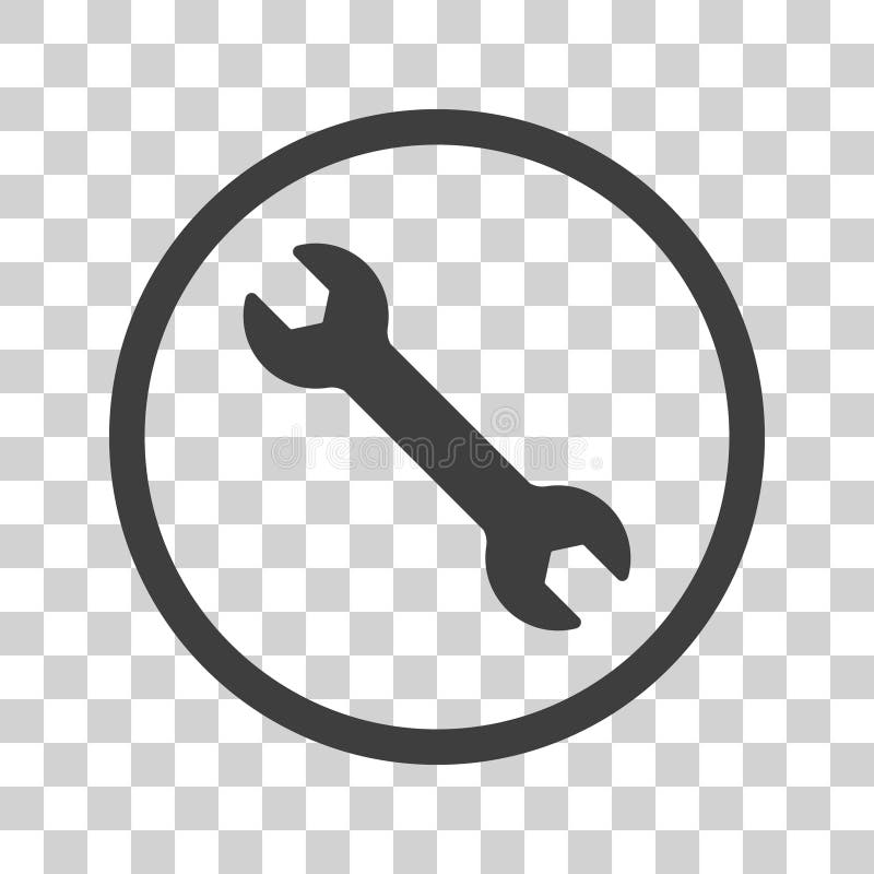 Tools Icon on White Background Stock Vector - Illustration of spanner ...