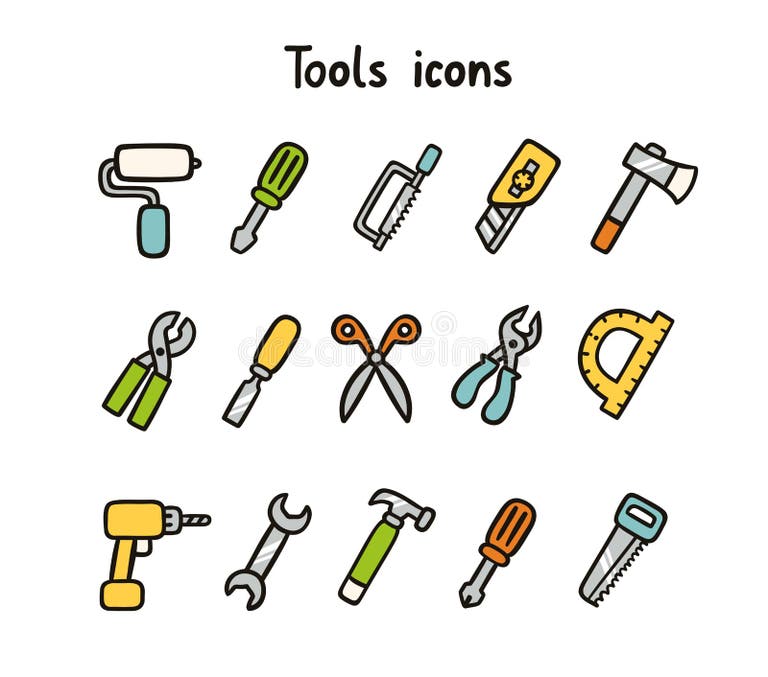 Worker Tools Icons Stock Illustrations – 6,681 Worker Tools Icons Stock ...