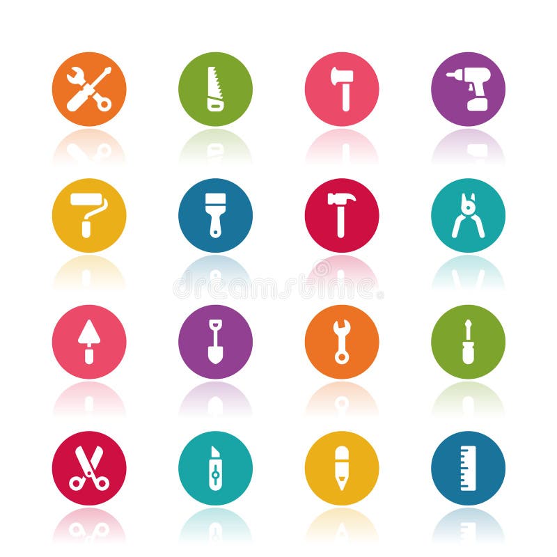 Tools icons stock vector. Illustration of repair, cutter - 36406841