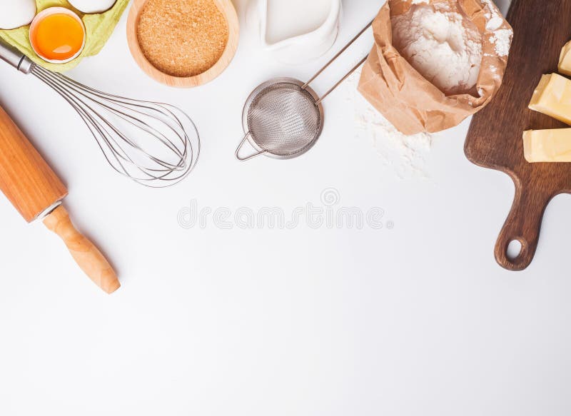 Baking with flour stock photo. Image of baking, flour - 207756408