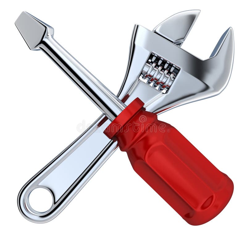 Tools isolated stock illustration. Illustration of tools - 58458210