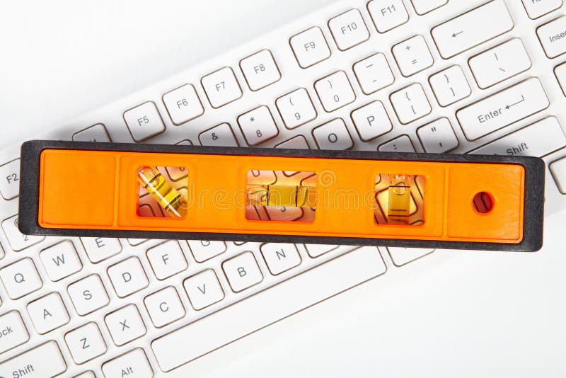 Tools and keyboard stock photo. Image of construction - 48682242