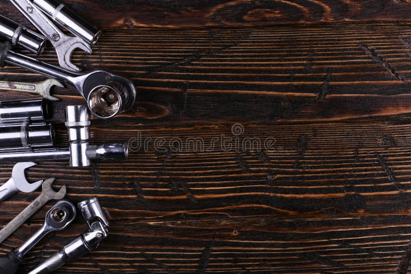 Tools Laid Out on a Table, Organized Workspace Concept To Labor Day ...