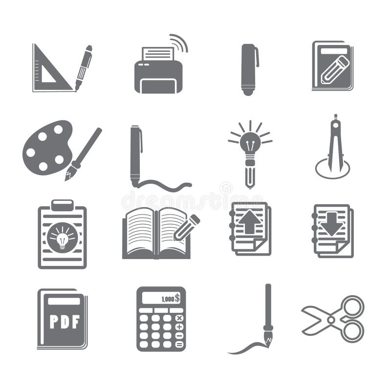 Tools learning icon stock vector. Illustration of dictionary - 40620311