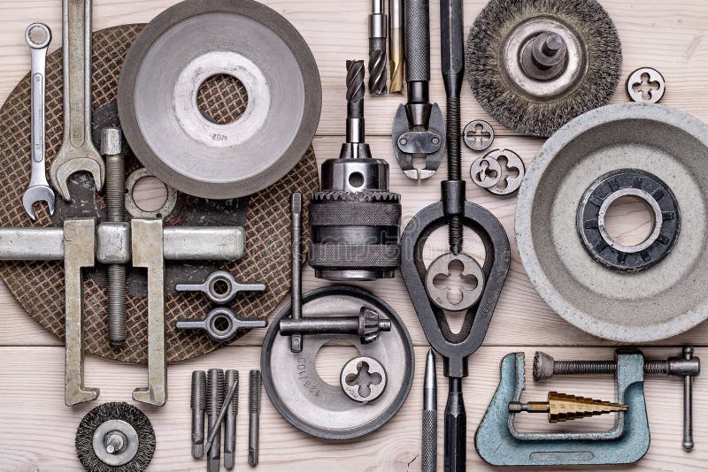 Tools for Locksmithing Housework. Men`s Style. Stock Image - Image of ...