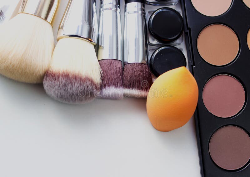 Tools Make-up Artist. All Makeup. Stock Image - Image of concealer ...