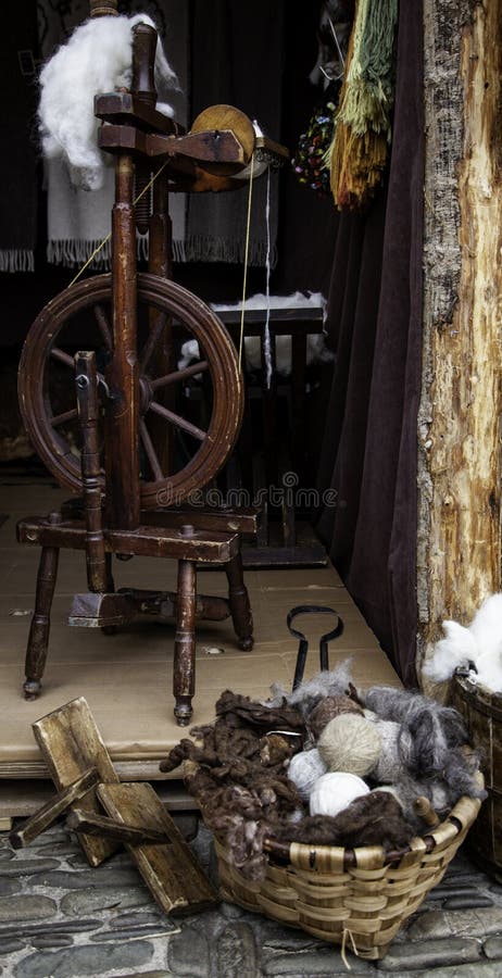 Tools for making wool stock image. Image of rural, fabric - 133854047