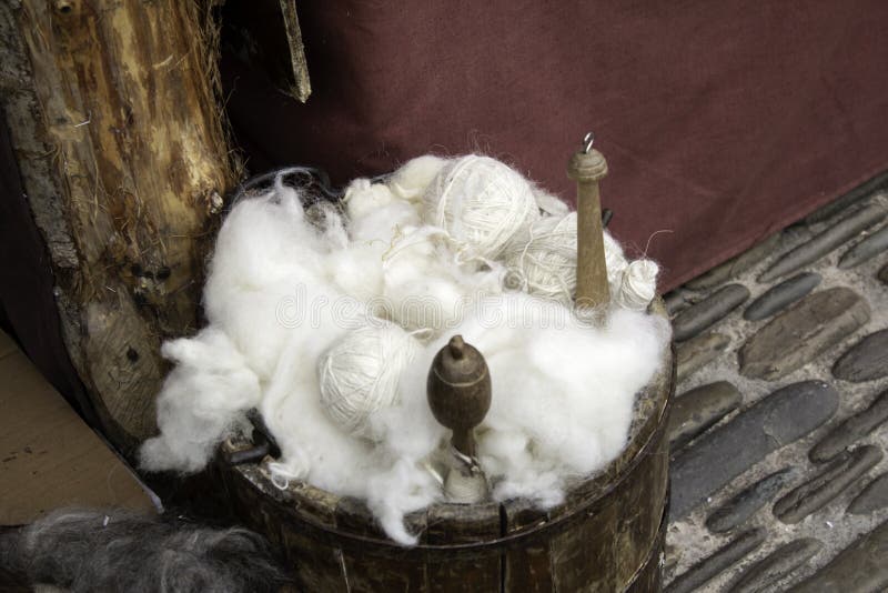 Tools for making wool stock image. Image of culture - 135245401