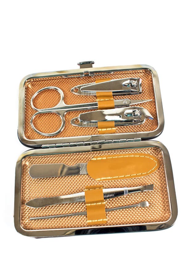 Tools of a manicure set stock image. Image of clipper - 50700333