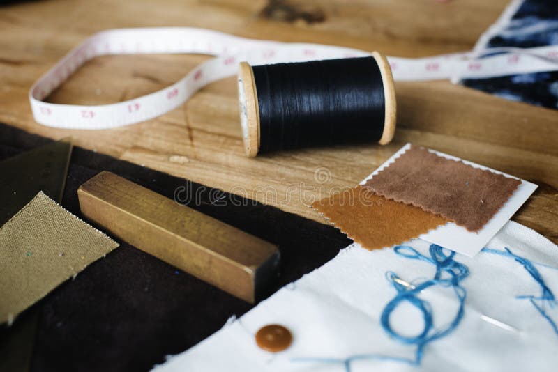Tools and Materials Used for Fashion Design Stock Image - Image of ...