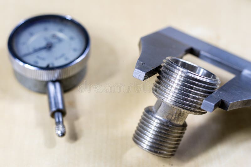 Tools and Measuring Accessories on a Wooden Workshop Table. Making ...