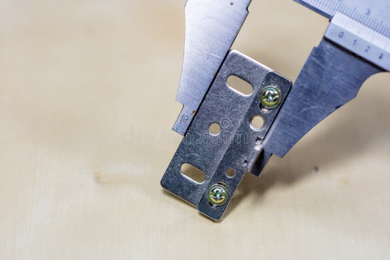 Tools and Measuring Accessories on a Wooden Workshop Table. Making ...