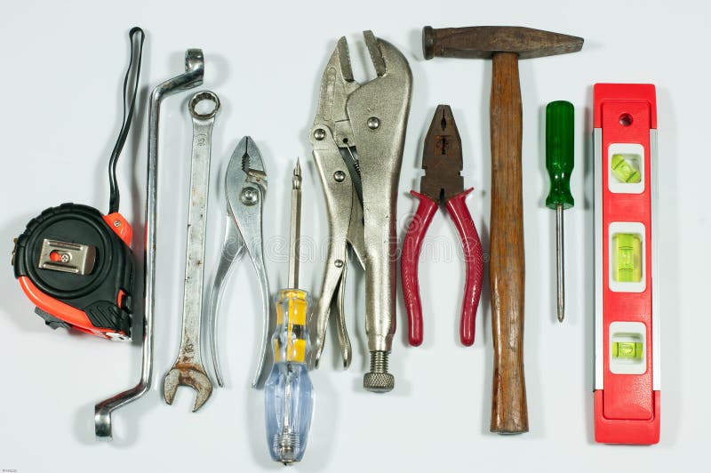 Tools measuring stock image. Image of pliers, work, background - 72421045