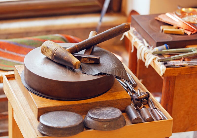 Tools for Metal Embossing stock image. Image of metallic - 36042667