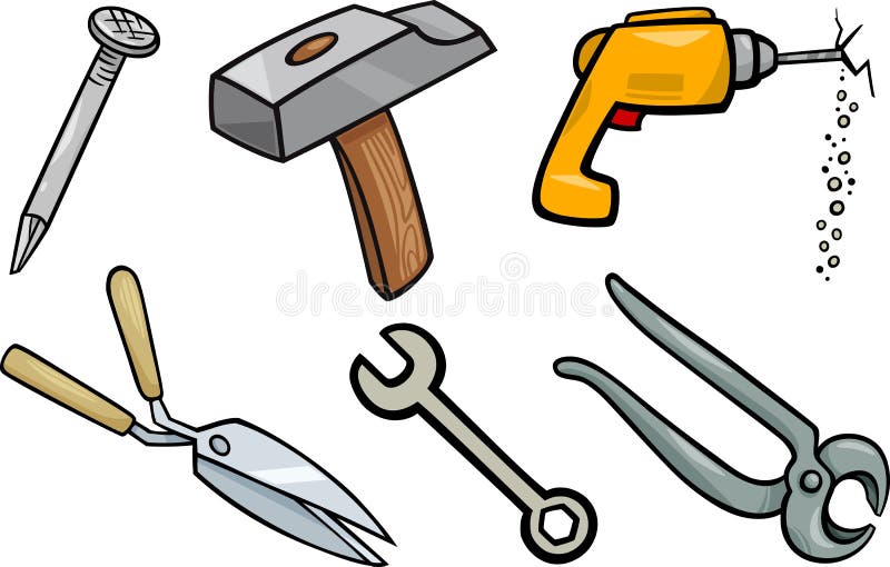 Tools Cartoon Stock Illustrations – 109,007 Tools Cartoon Stock ...