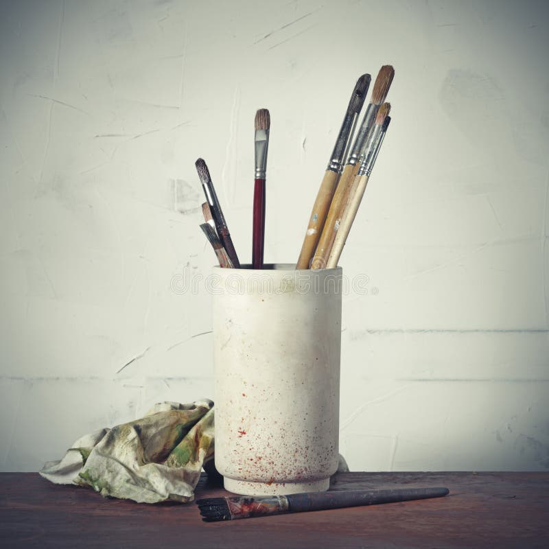 Painter tools stock photo. Image of sash, painter, creativity - 4637526